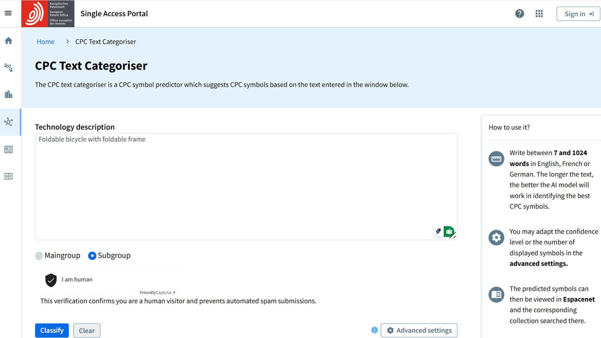 Why switch to the current Espacenet version? | epo.org